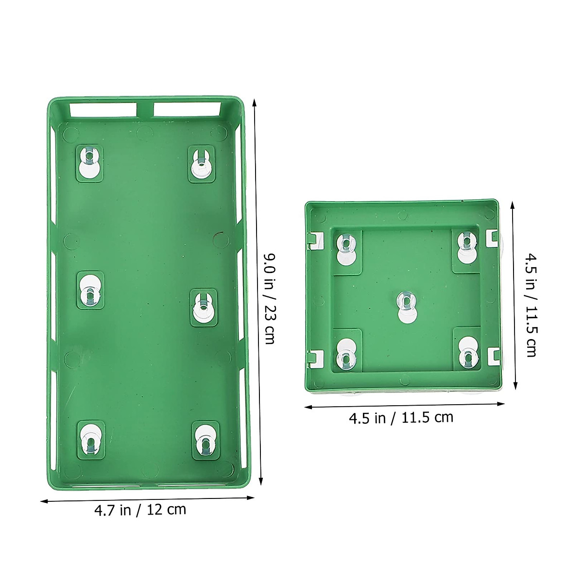 SEWACC 8 Pcs Flower Mud Sucker Dinner Table Decor Flower Mud Holder Coffin Tray Table Trays for Eating Flower Centerpiece Tray Flower Foams Tray Floral Tray Flowers Flower Stand Plastic