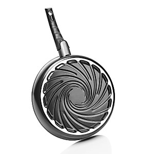 TECHEF - Infinity Collection/Frying Pan, Coated 4 times with the new Teflon Stone Coating with Ceramic Particles (PFOA Free) (12" grill pan)