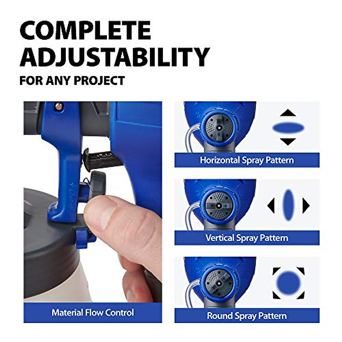 HomeRight 2412331 Quick Finish HVLP Paint Sprayer Power Painter, Spray Gun for Crafting and Furniture