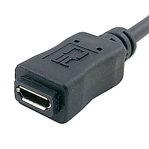 chenyang Micro USB 2.0 Extension Cable,Micro USB 5Pin Male to Female Data Charging Extension Cable for Dash Cam/GPS/Camera 4.92FT/1.5M