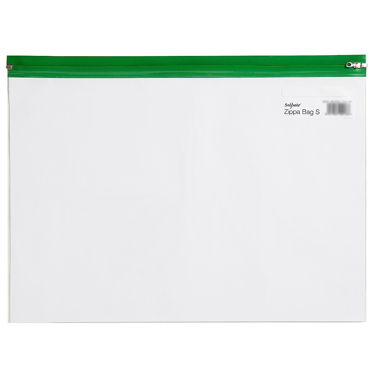 Snopake A3 480x350mm Zippa Bag 'S' with Zip Strips - Transparent/Assorted (Pack of 5)