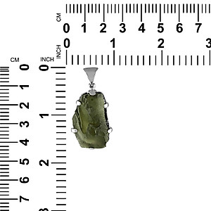 Starborn Sterling Silver Natural 20-30 carat Moldavite Pendant