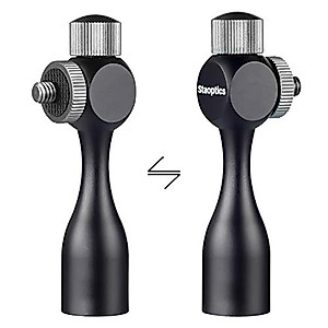 Staoptics Binocular Tripod Adapter Quick Release 1/4-20Inch Threading Detachable Universal Mount for 8x32 8x36 8x40 8x42 10x50 12x60 15x60 15x70 20x80 25x70 Binoculars etc Model
