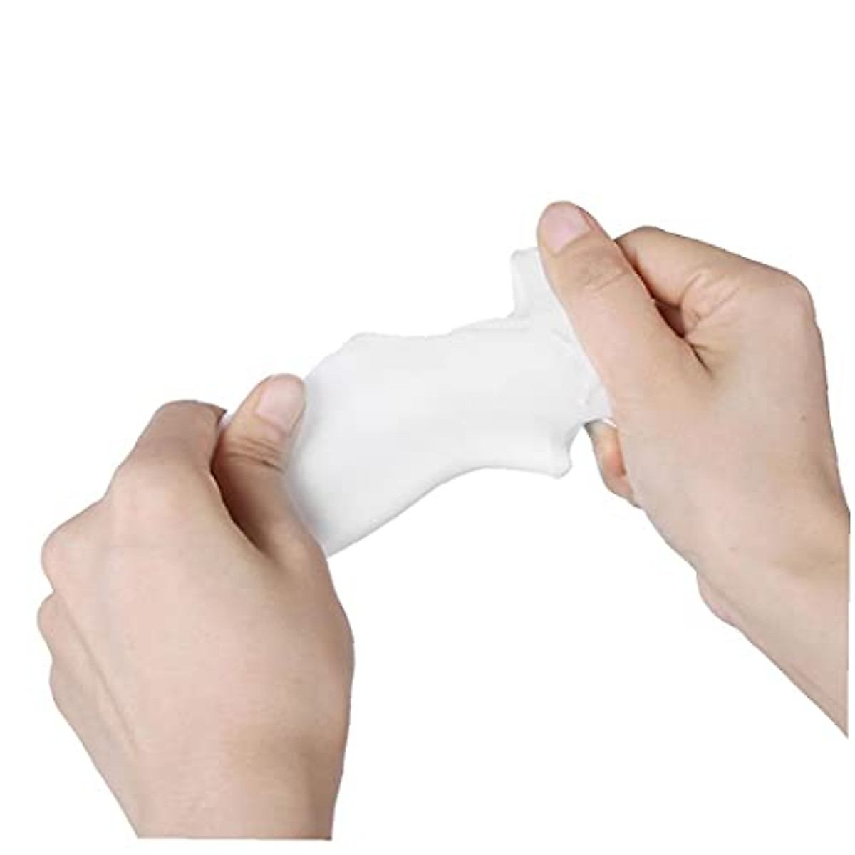 Grip Cover for Oculus Quest 2 Touch Controller Grip Accessories Anti-Throw Handle Protective Sleeve with Adjustable Hand Strap (White 1 Pair)