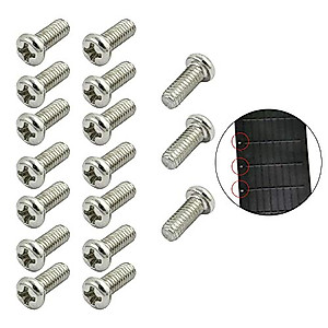 Chuancheng 17Pcs Steel Bolts for Xiaomi M365 Electric Scooter Bottom Board Screws 3x8mm
