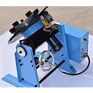 YUCHENGTECH Welding Positioner Turntable with 200mm Chuck for Circle Workpiece Turntable Welding Equipment Positioning Welder 50KG (110V)