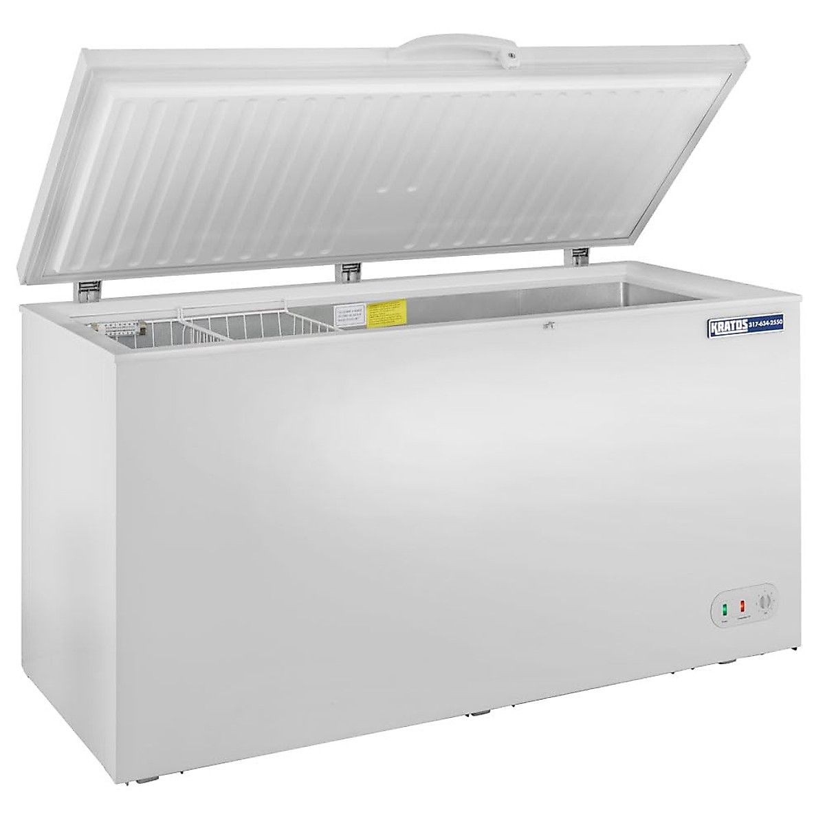 Kratos Refrigeration 69K-748HC Solid Top Chest Freezer, 15.9 Cu. Ft. Capacity