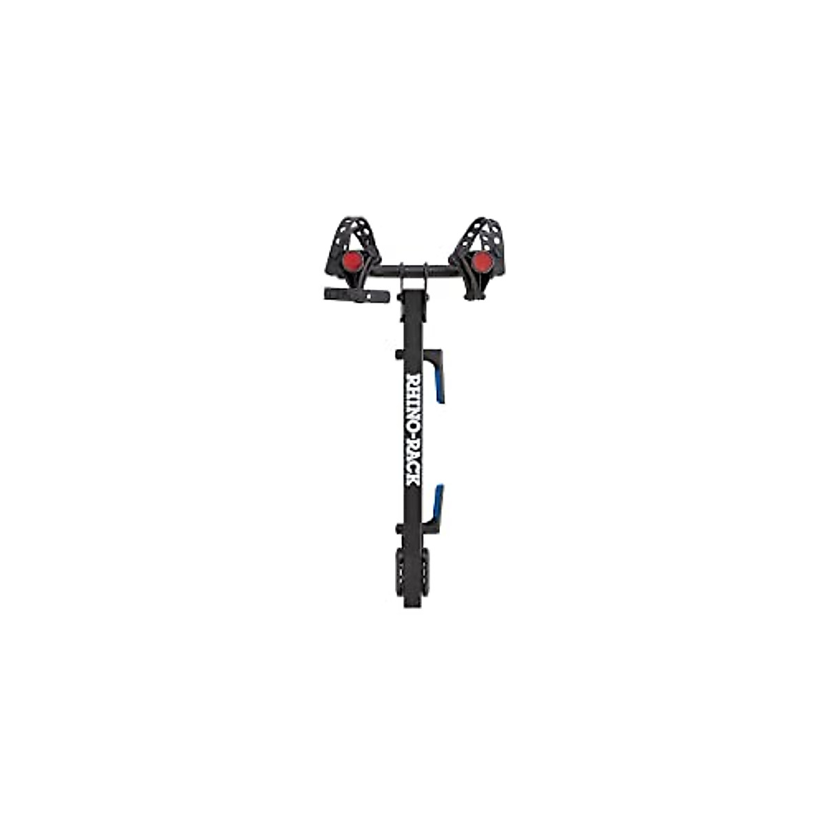 Rhino-Rack Take 2 Hitch Mount 2 Bike Carrier, Folds Out to Access Trunk or Hatch & Folds Down Easy When Not in Use, Heavy Duty with Adjustable Cradles, Black (RBC045)