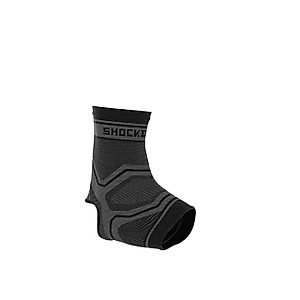 Shock Doctor Comp Knit Ankle SLV Gry/Blk A/XL