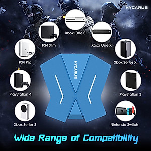 HYCARUS [2022 New Model] Keyboard and Mouse Adapter for Nintendo Switch/Xbox One/ PS4/ PS3, PS4 Keyboard Adapter & Xbox Keyboard Adapter. Perfect for Games Like FPS, TPS, RTS, etc. (HC-30050)