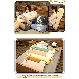 MUPI Long Plush Cute Body Pillows Cuddle Pillow Sleeping Big Pillows for Bed Kids Body Pillow Animal Shaped Pillow Boyfriend Pillow Toy Gift for Girlfriend （Bear 27 Inch ）