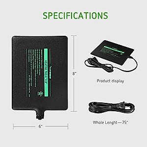 VIVOSUN Reptile Heat Mat and Digital Thermostat Combo