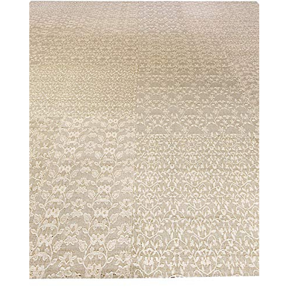 8' x 10' Modern Patchwork-Like MM Gray Hand Knotted Wool Rug - N10974 Doris Leslie Blau
