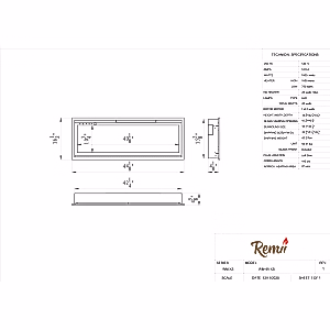 45" Extra Slim Indoor Only Electric Fireplace with Black Steel Surround