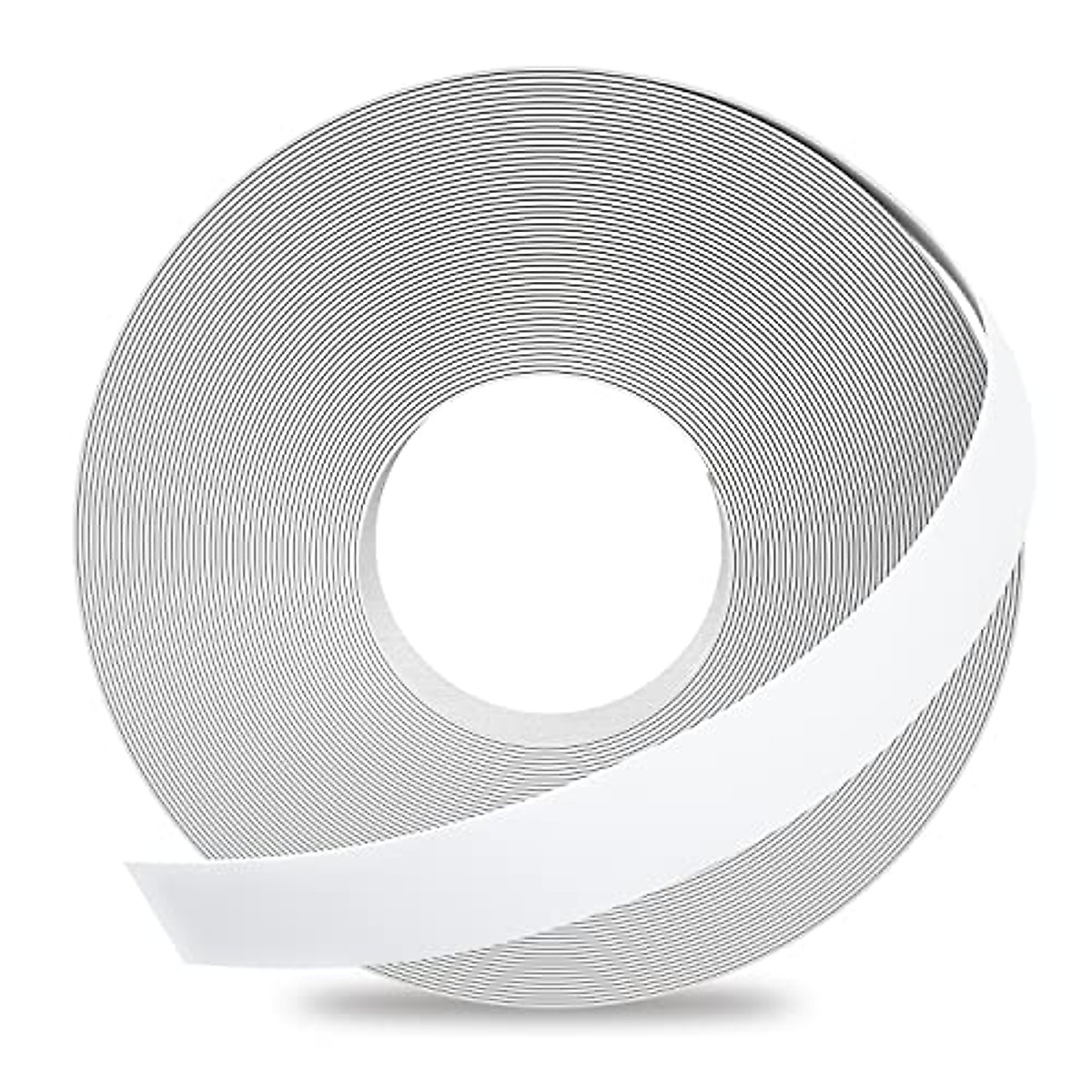 GSCIT Club White Edge Banding, 3/4 inch x 50ft Melamine Edge Banding with Hot Melt Adhesive Pre-glued Cabinet Edge Banding Flexible White Veneer Edging for Plywood Furniture Table