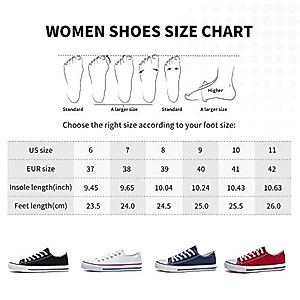Women's Canvas Shoes Fashion Sneakers White Tennis Shoes Casual Slip on Shoes Floral Embroidered Low Top Sneakers(White.US5)