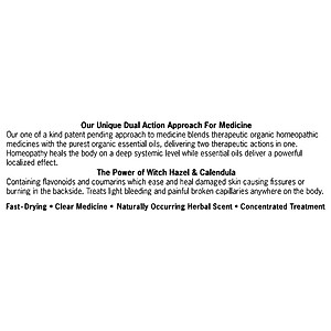 Forces of Nature Organic Fissure Control for Hemorrhoid Treatment, 0.37 Fl Oz, Soothe & Relieve Burning, Throbbing, Stinging, Itchy, Bleeding Tissue Caused by Fissures or Hemorrhoids, Non GMO