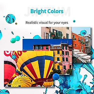 JINTUM Compatible Toner Catridge Replacement for 206A (with Chip) (Black, Cyan, Magenta and Yellow, 4-Pack)