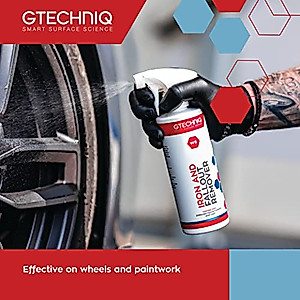Gtechniq W6 Iron and General Fallout Remover for Cars, Brake Dust Degreaser and Cleaner for Wheels, Rims and Paintwork, Safe on Coatings, 500ml