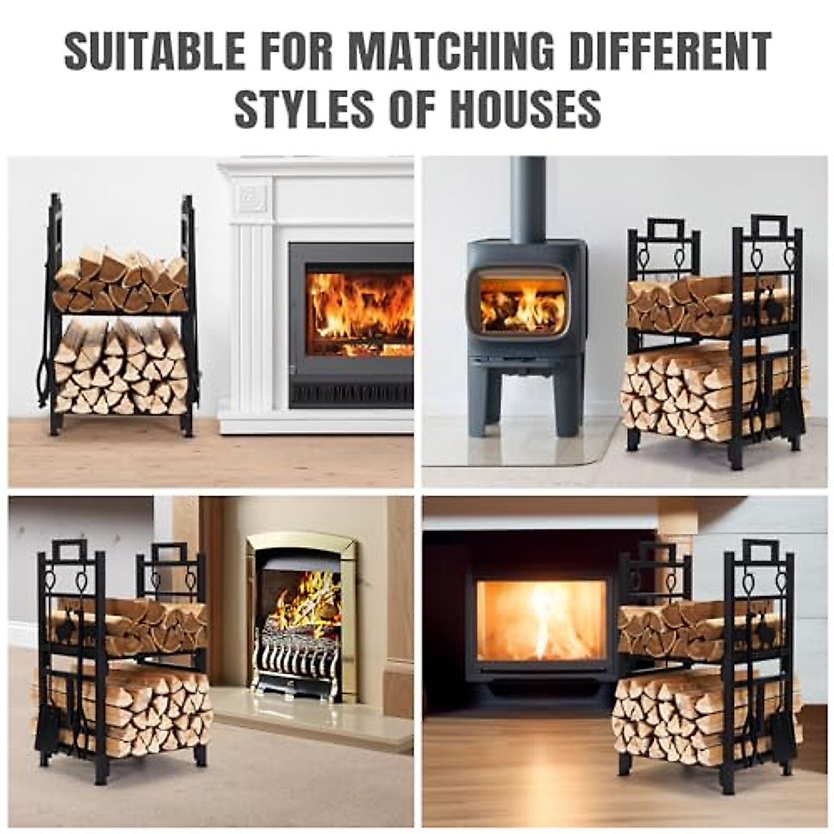 INNO STAGE Firewood Rack - Easy Assembly & Stylish Design
