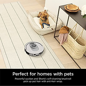 Shark AI Ultra Voice Control Robot Vacuum with Matrix Clean Navigation, Home Mapping, 60-Day Capacity, Self-Empty Base for Homes with Pets (Silver/Black)