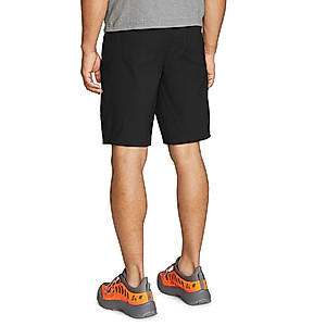 Eddie Bauer Men's Athletic Fit Rainier Shorts, Black, 36W