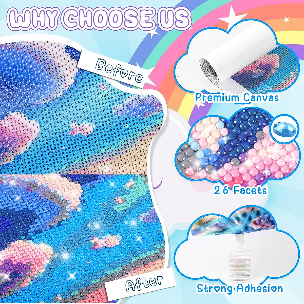 IPISSOI DIY 5D Angel Girl Diamond Painting Kits for Adults Full Round Drill Lady Diamond Art Painting Gem Art Craft for Home Wall Decor Gift 12 x 16 Inch