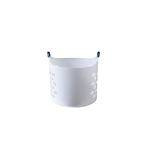 Rubbermaid Flex 'n Carry Laundry Hamper, 2.2-Bushel, White (FG260004WHTRB)