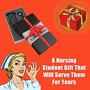 Passionate Care Premium Stethoscope, Professional Cardiology Sthescopes with Soft Ear Tips for Clear Sound, Dual Head and Lightweight