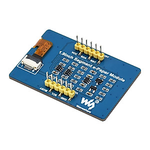 waveshare 1.9inch Segment E-Paper Display 91 Segments Black/White e Paper Module I2C Bus, Support Partial Refresh, for Arduino/Raspberry Pi/STM32, Ideal for Temperature/Humidity Meter/Digital Meter