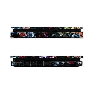 Head Case Designs Officially Licensed Riza Peker Skull Art Mix Vinyl Sticker Gaming Skin Decal Cover Compatible With Sony PlayStation 4 PS4 Slim Console and DualShock 4 Controller