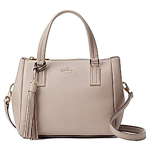 kate spade new york Kingston Drive Small Alena Leather Satchel (Bone Grey)