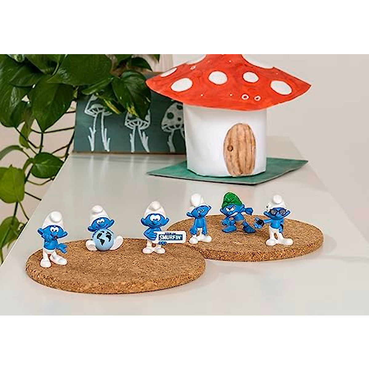 Schleich Smurfs, Collectible Retro Toys and Figurines for All Ages, Dimwitty Smurf Figure