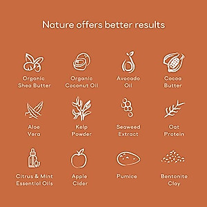 &Better Hair Body Face Skin Care Set for Men | Natural, Plastic Free | Handmade in Canada with Organic Shea Butter | Rich + Relaxing + Premium Scent | Gift for him to start a new routine