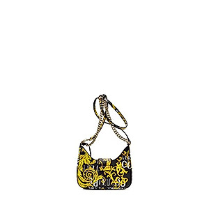 Versace Jeans Couture women Logo couture hobo bags black - gold