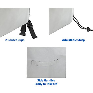 Simple Houseware Patio V-Shaped Sectional Sofa Set Cover