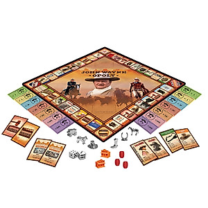 MasterPieces Opoly Board Games - John Wayne Opoly - Officially Licensed Board Games for Adults, Kids, & Family
