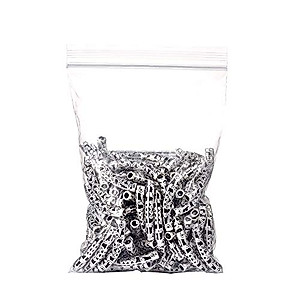 KISSITTY 100-Piece Antique Silver 6mm by 36.5mm Filigree Long Curved Noodle Tube Spacer Beads with 3mm Holes