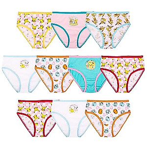 100% Combed Cotton Underwear With Pikachu, Evee, Squirtle, Jigglypuff & more, available in Sizes 4, 6 & 8