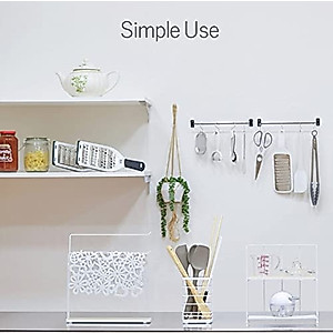 Pearl Metal Simple Use CC-1682 Chopsticks, Vegetable Chopsticks, 13.0 inches (33 cm), Silicone, Dishwasher Safe, W Gray