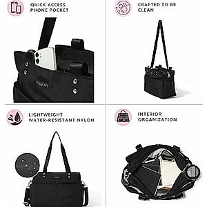 Baggallini The Only Bag - Multi-Compartment Crossbody Tote Bag for Women, French Navy