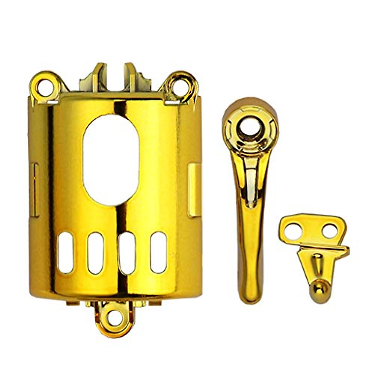 Serenable 3pcs/Set DIY Accessories Kit, Motor Cover, Adjustment Bar and Power Switch Fit for Wahl 8591 8148 8504 Cordless Magic Clips Clippers - Golden