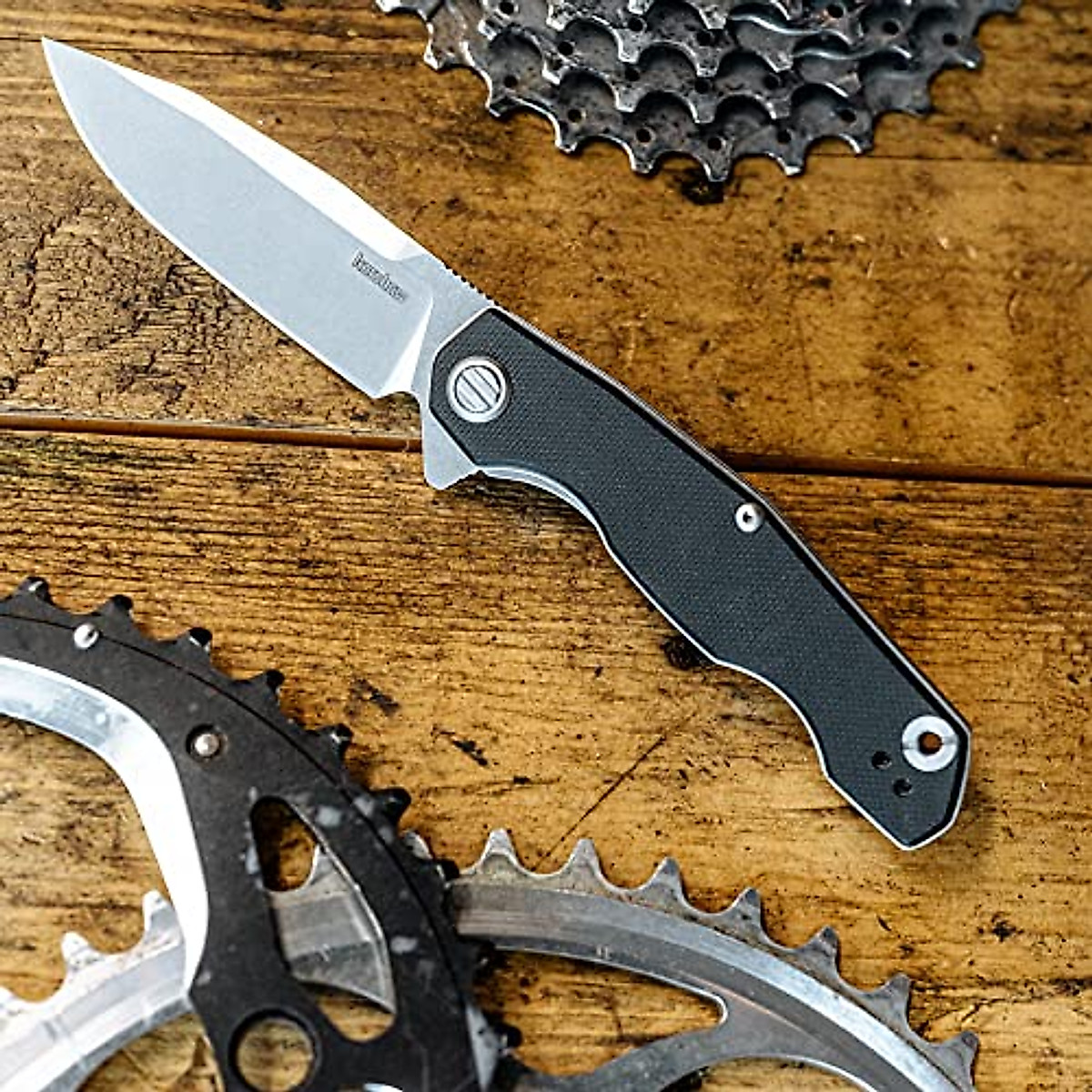 Kershaw Inception Folding Pocket Knife, 3.25 inch Blade with D2 Steel, Manual Opening and G10 Handle, Pocketclip