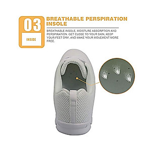 Jeiento Womens Running Shoes Lightweight Breathable Tennis Shoes Non Slip Fashion Walking Sneakers Cute Penguin Print