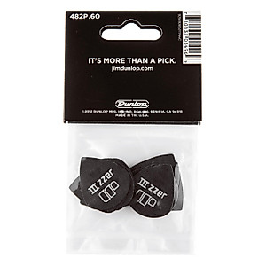 Dunlop Tortex .60mm Jazz III 12 Pack Pitch Black