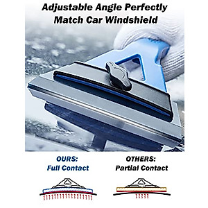 JOYTUTUS Snow Brush and Ice Scraper, Snow Scraper Brush for Car Windshield, Snow Remover for Cars, Trucks, SUV