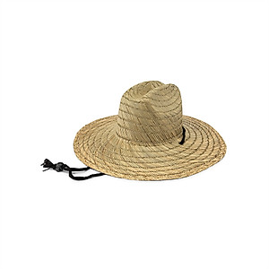 Volcom Men's Quarter Straw Hat, Natural, Small