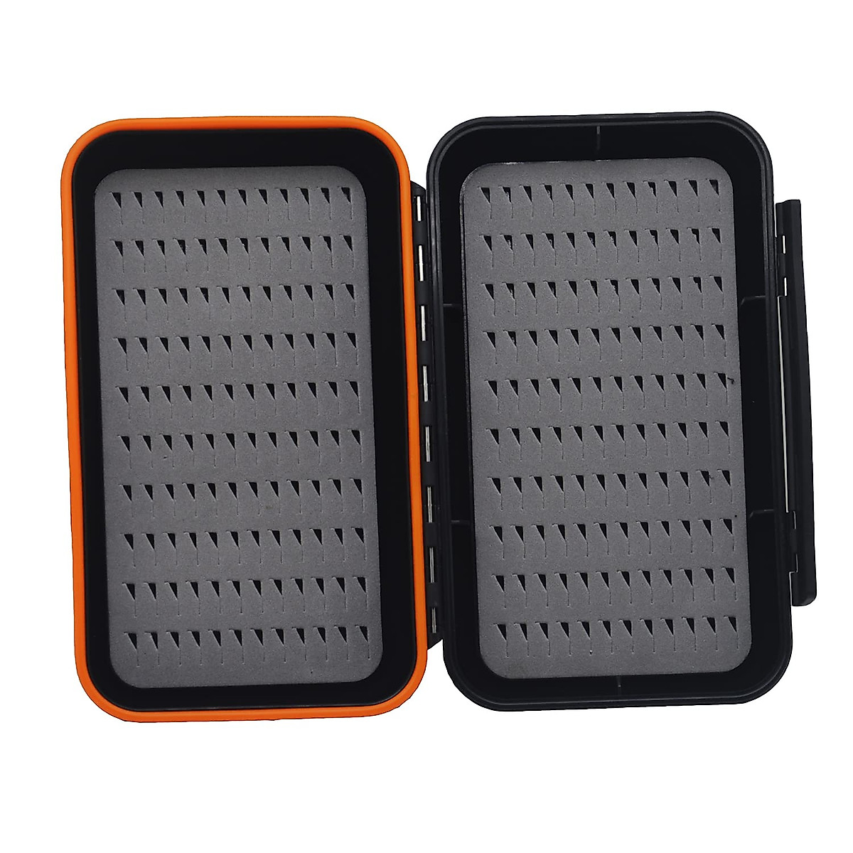 alichino two sided light weights foam insert fishing fly box, fishing box for fly tying… (Grey Foam Insert Fly Box)