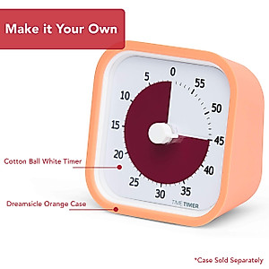 Time Timer Plus 60 Minute Visual Timer with Portable Handle and Time Timer Home MOD 60 Minute Kids Visual Timer Home Edition