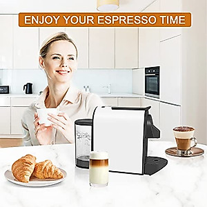 CHULUX 1400W Espresso Machine for Nespresso Capsules: Espresso and Lungo Cups, One Cup Premium Italian 20 Bar ODE Pump Espresso Maker - Perfect for Office & Coffee Lovers